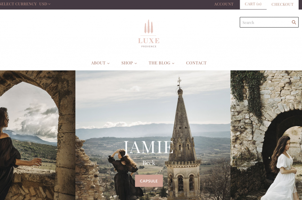 Luxe Provence Website Design & Strategy - Narratif Design - A Creative ...